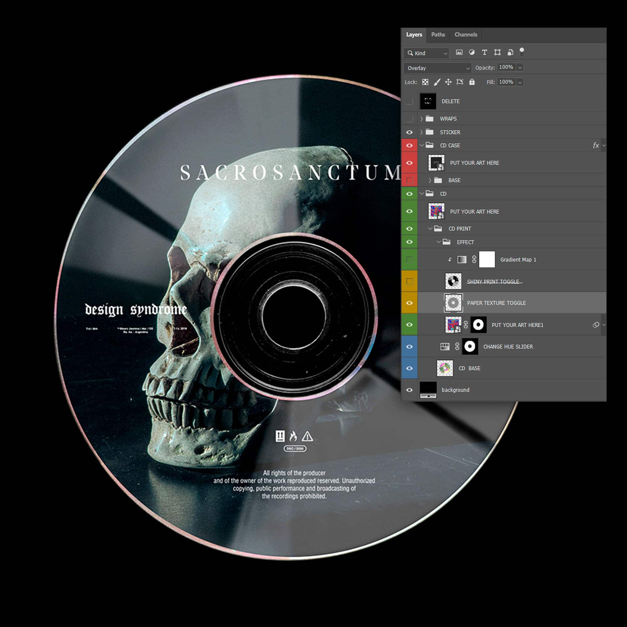 CD + Cover Mockup Bundle – design syndrome