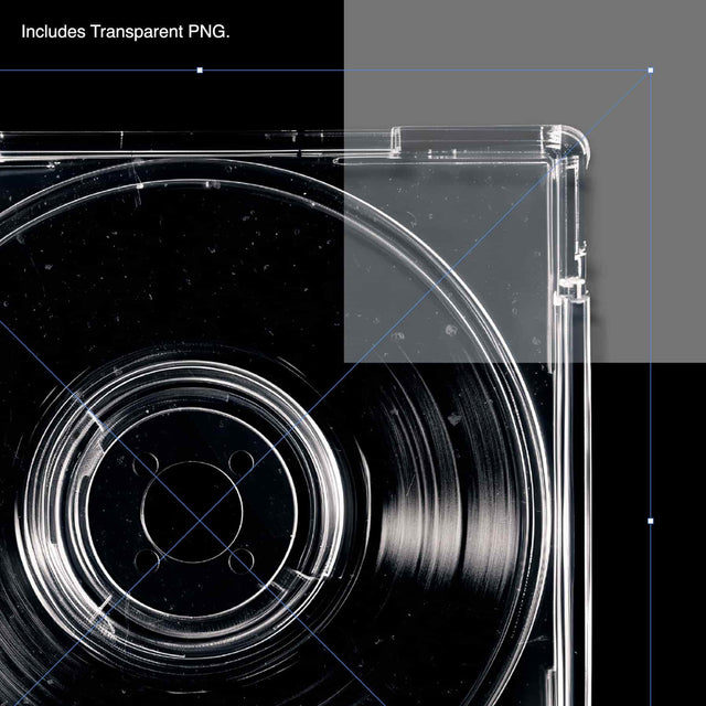 Futuristic CD Case Mockup – design syndrome