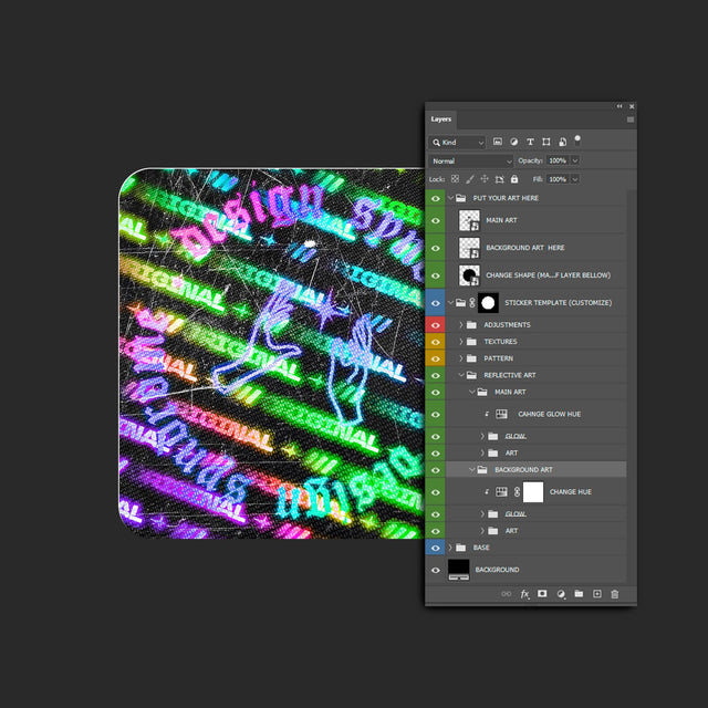 Holographic Sticker Generator – design syndrome