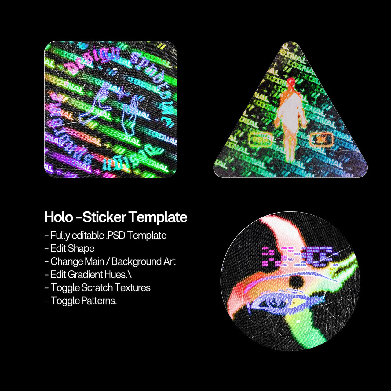 Holographic Sticker Generator – design syndrome