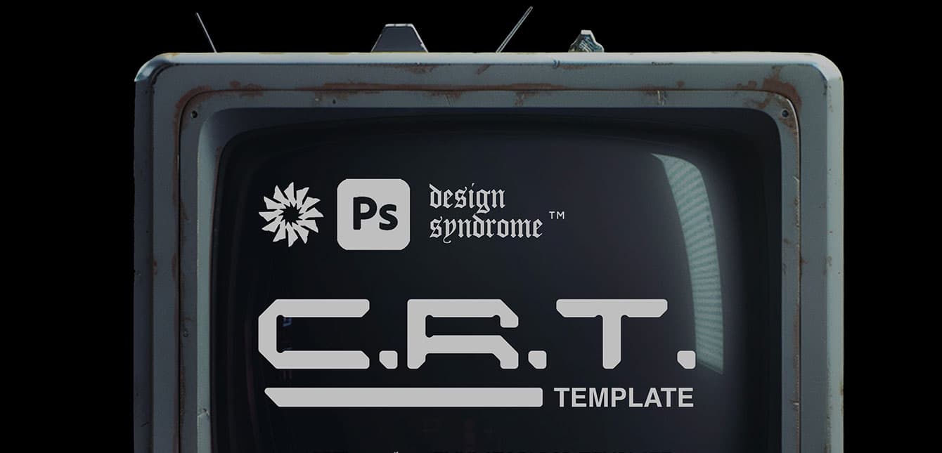 CRT Photoshop Template – design syndrome