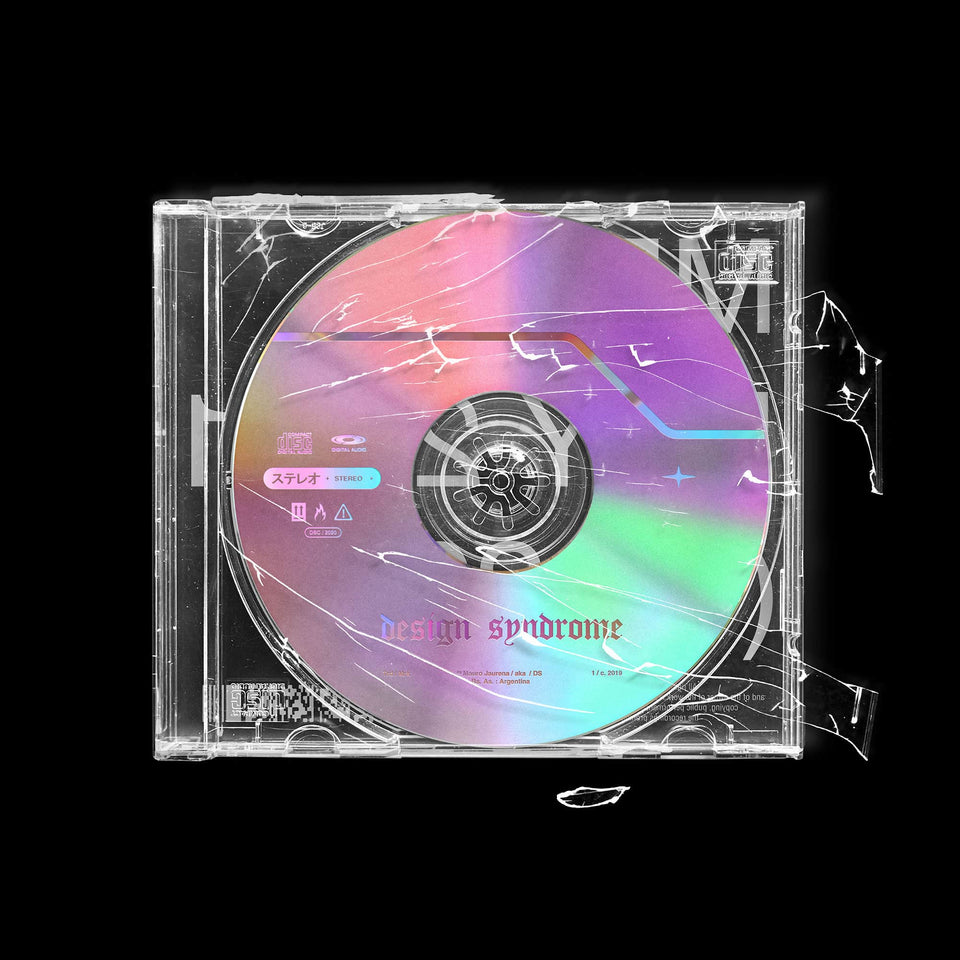 Distressed CD Case Mockup – design syndrome