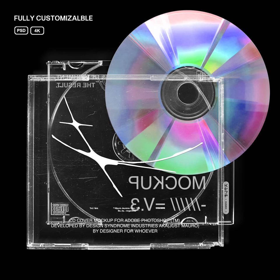 Jewel CD Case Mockup – design syndrome